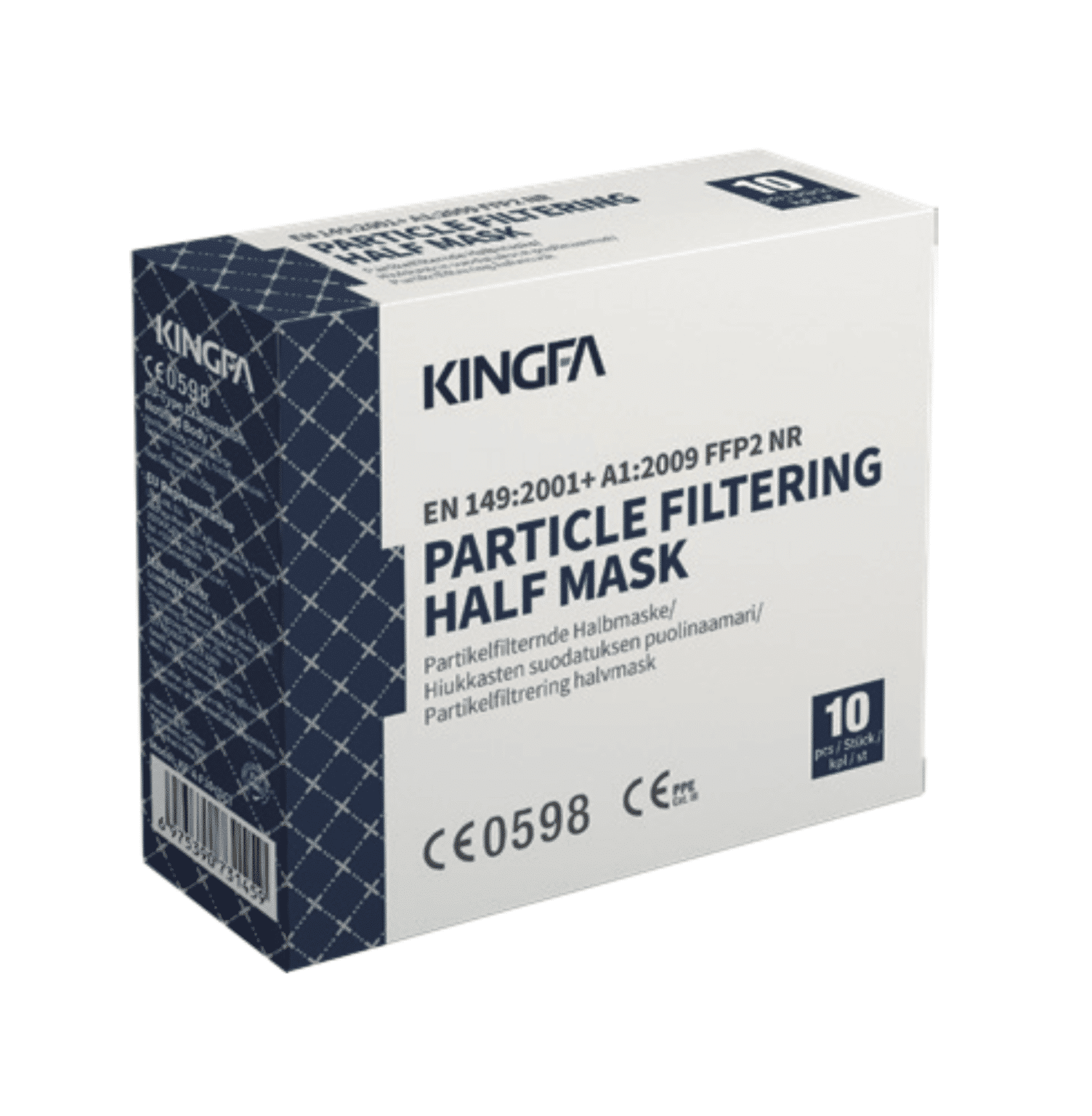 KINGFA FFP2 Maske 5-lagig Weiß - Ab 0,€ pro Maske