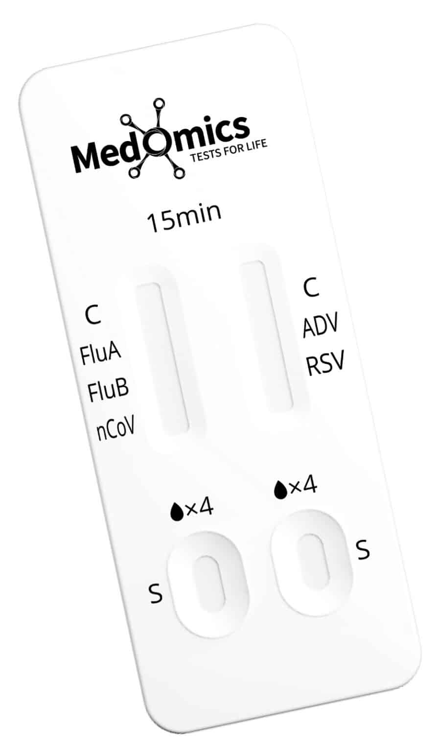 Medomics 5in1 Selbsttest | COVID + Grippe A/B + RSV + ADV